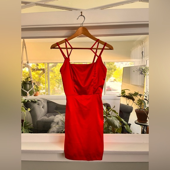 CBR | Dresses | Sexy Little Strappy Red Dress From Cbr | Poshmark